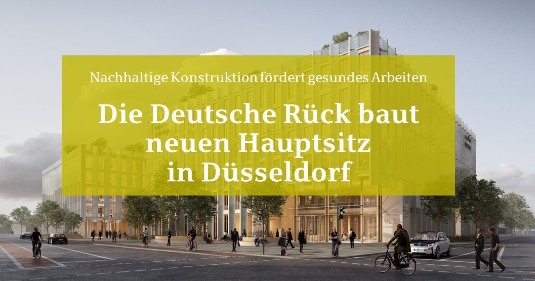 Deutsche Rück: Deutsche Rück baut neuen Hauptsitz "Twin Cubes" in ...